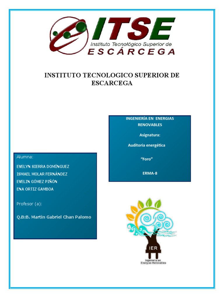 Foro U3-Auditoria | PDF | Uso eficiente de energía | Ahorro