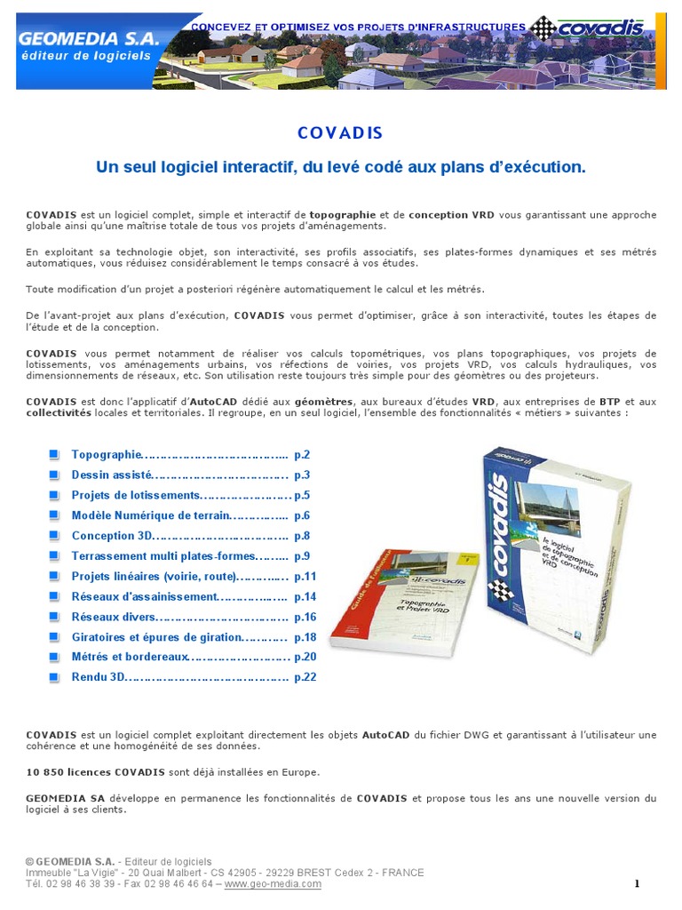 DesTech Covadis 11 PDF | PDF | AutoCAD | Dessin