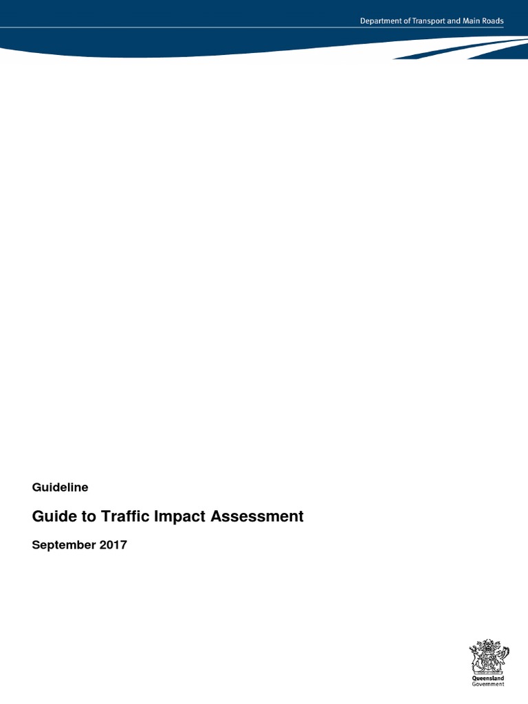 Guide To Traffic Impact Assessment | PDF | Road | Traffic