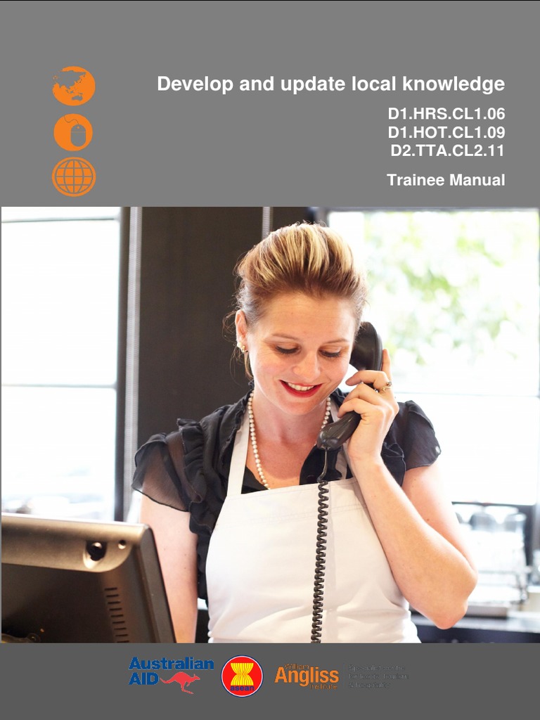 Develop and Update Local Knowledge: D1.HRS - CL1.06 D1.HOT - CL1.09 D2 ...