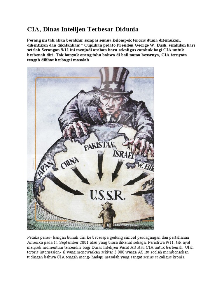 CIA, Dinas Intelijen Terbesar Didunia | PDF