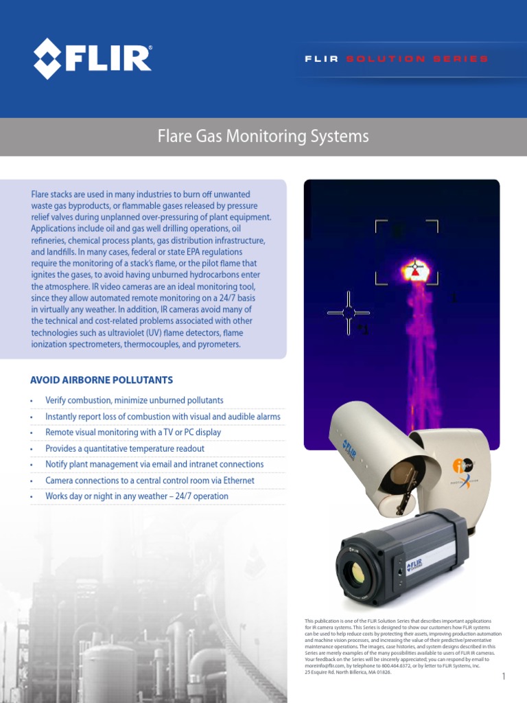 Flare Gas Monitoring Systems | PDF | Automation | Infrared