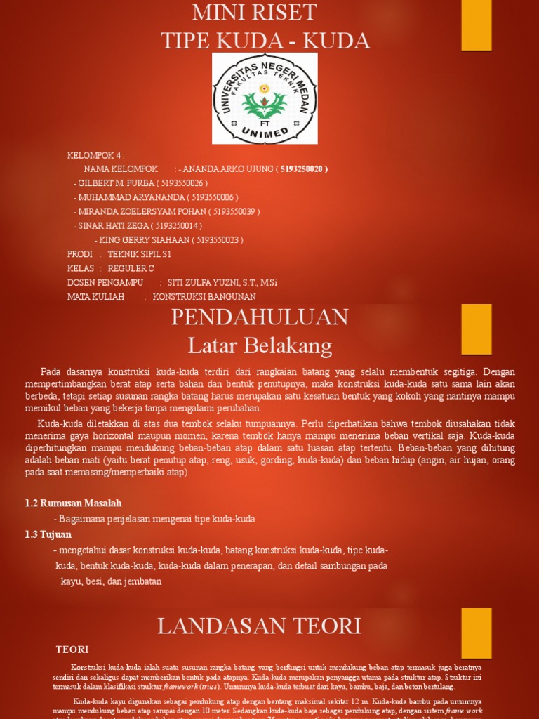 Mini Riset Konstruksi Bangunan Kelompok 4 | PDF
