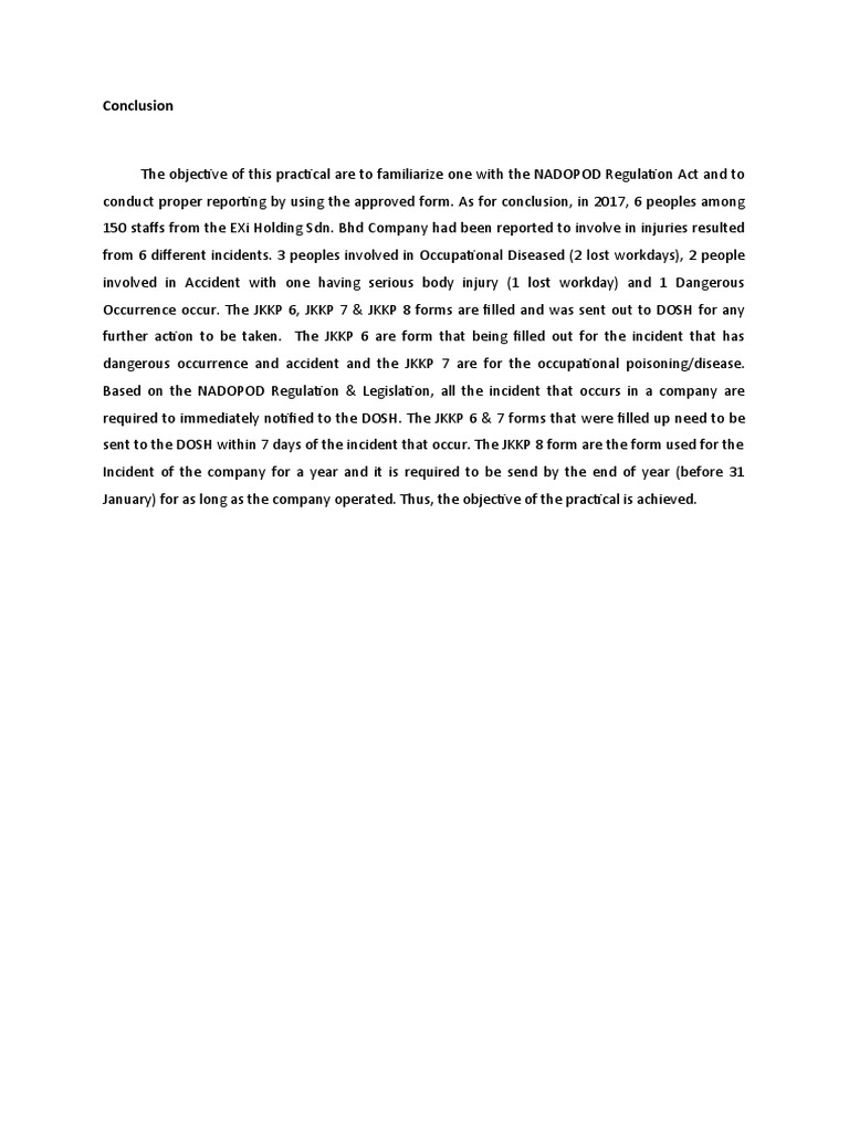 Conclusion Practical Nadopod | PDF