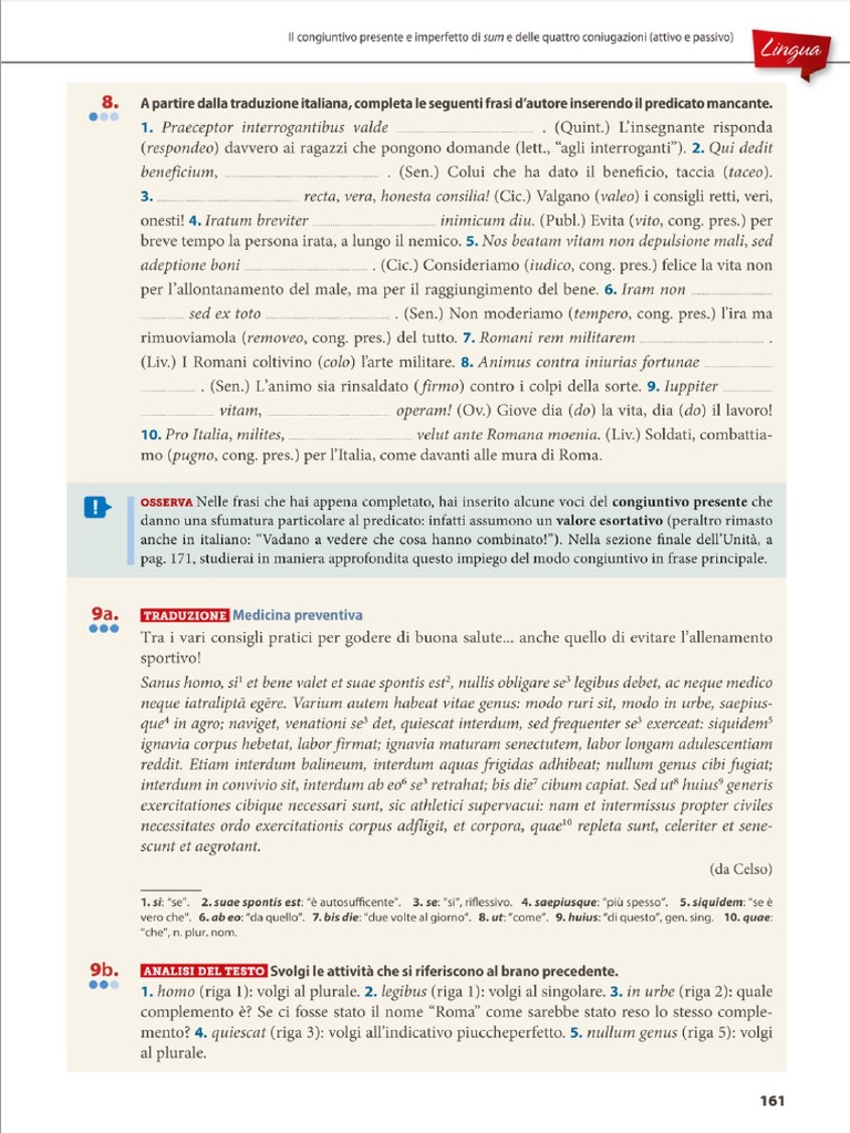 Esercizi Congiuntivo Presente | PDF
