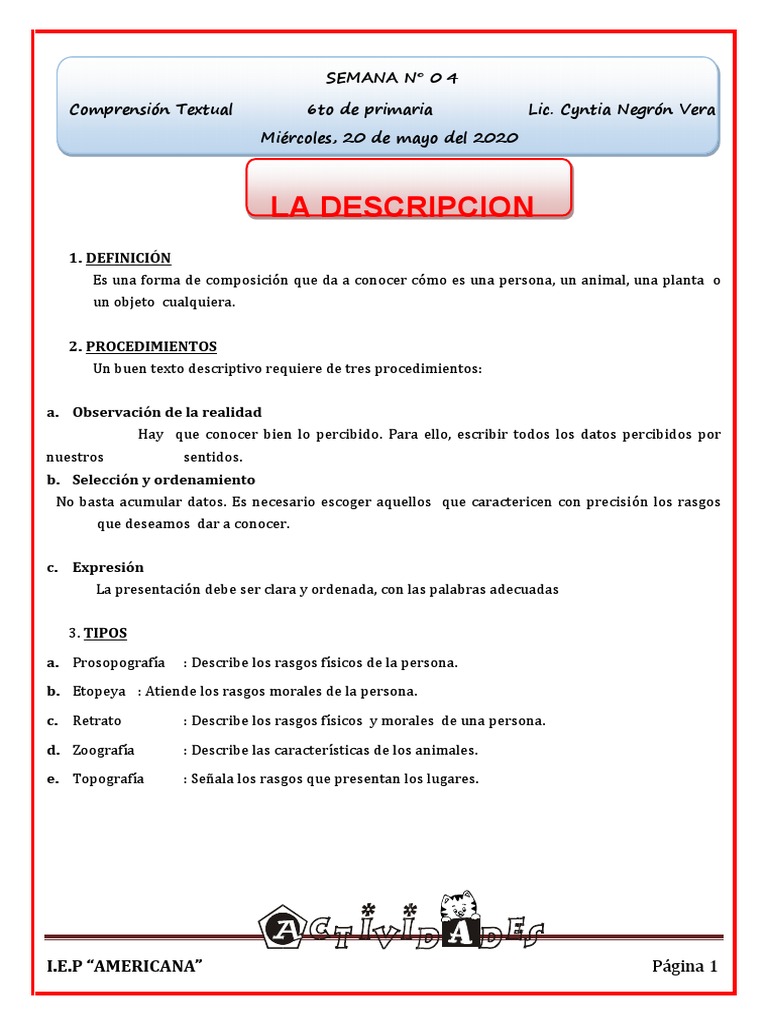 Introducción a la Zoografía y Descripciones | PDF | Naturaleza