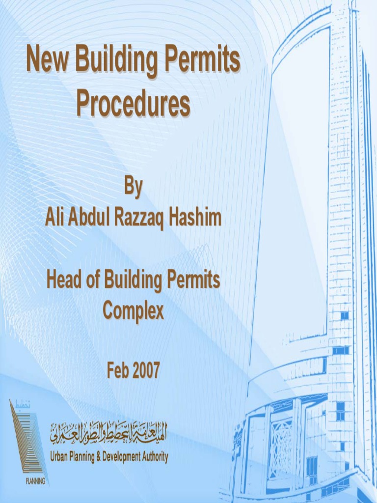 New Building Permits Procedures | PDF | Art