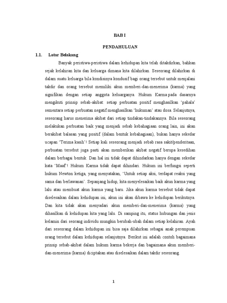 Hukum Karma | PDF | Filsafat | Pengembangan Diri