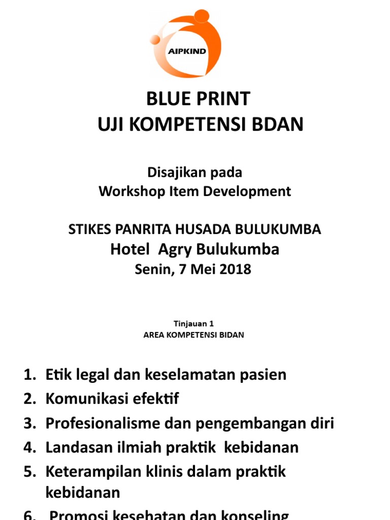 Blue Print Ukom Bidan | PDF | Pengembangan Diri