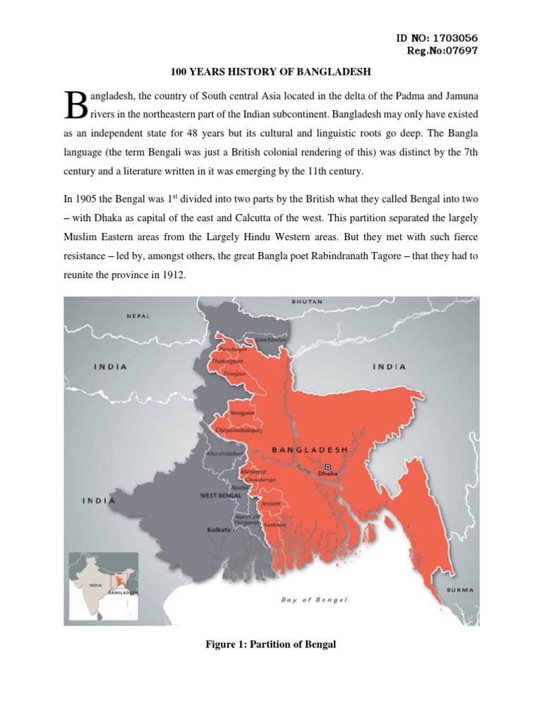 100 Years History of Bangladesh | PDF | Partition Of India | Bangladesh
