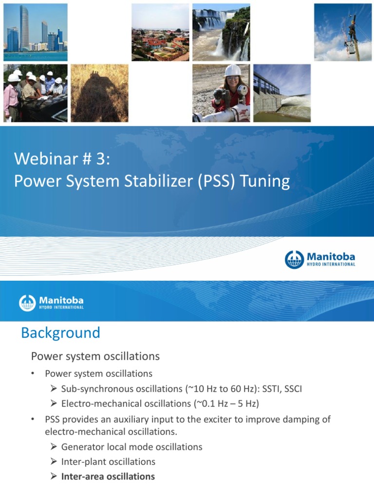 Webinar # 3: Power System Stabilizer (PSS) Tuning | PDF | Electric ...