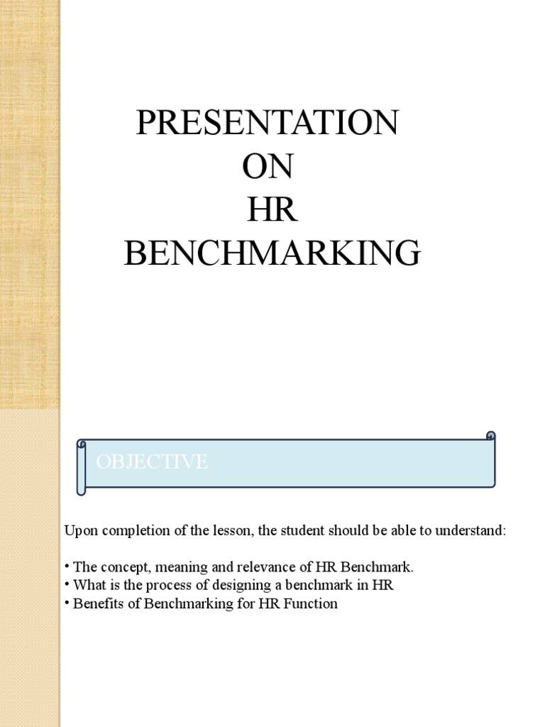 HR Benchmarking | PDF | Benchmarking | Strategic Management