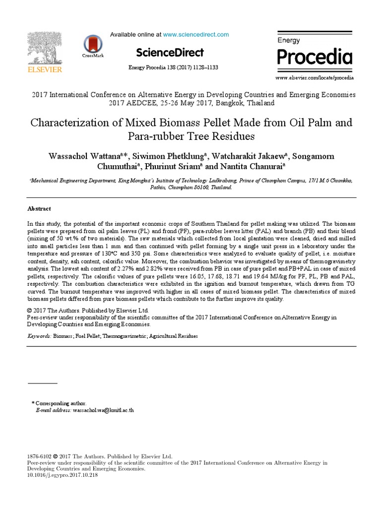 Sciencedirect Sciencedirect Sciencedirect | PDF | Thermogravimetric ...