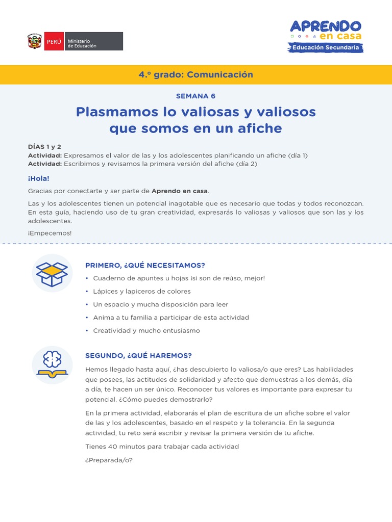 Reconociendo el valor de los adolescentes a través de la creación de un ...