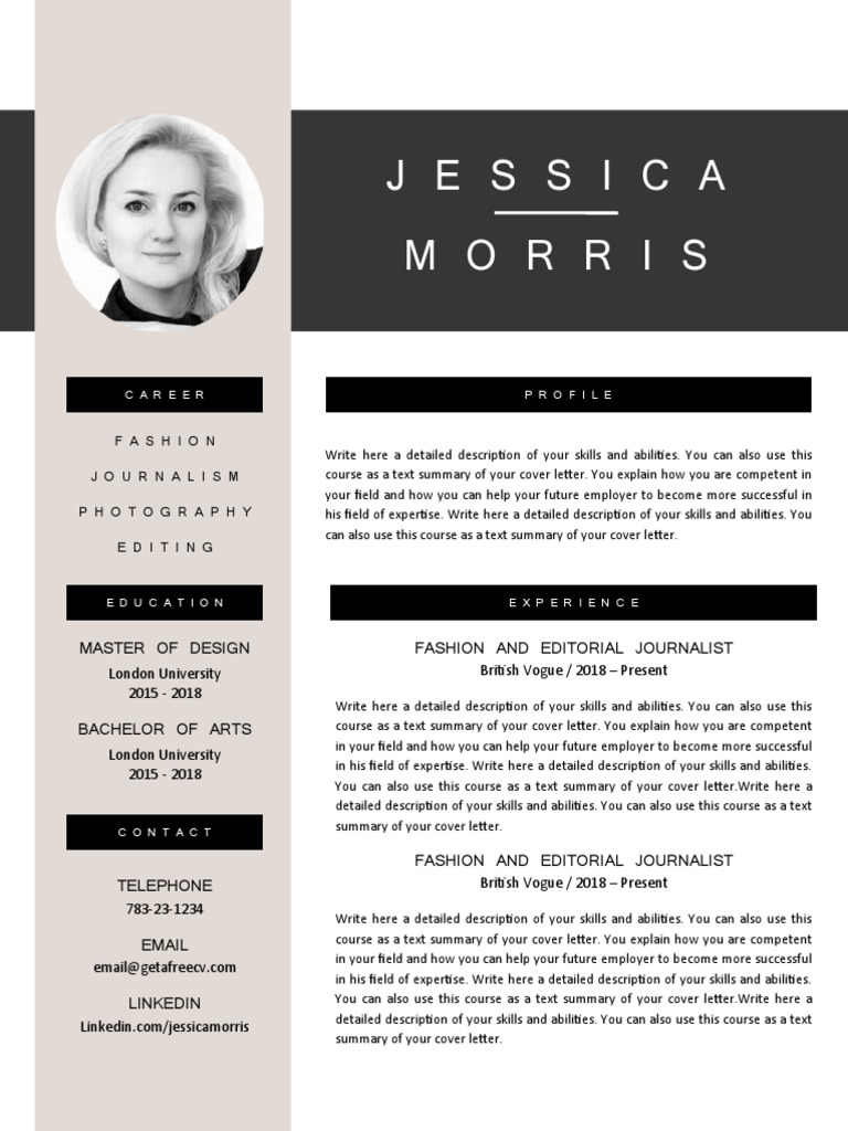 Long Experience CV | PDF | Vogue (Magazine)