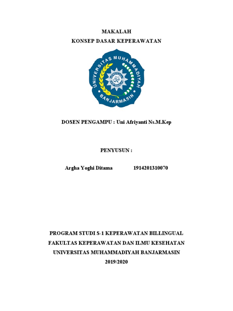 Makalah Konsep Dasar Keperawatan | PDF