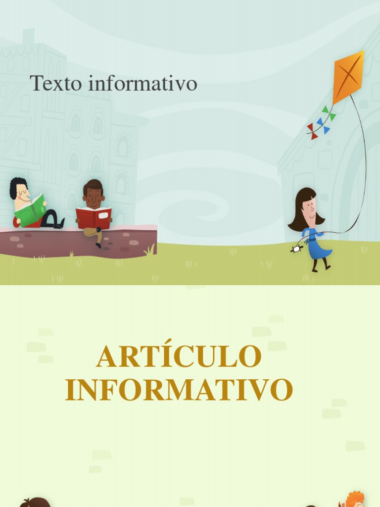 Guía para la elaboración de textos informativos | PDF | Comunicación ...
