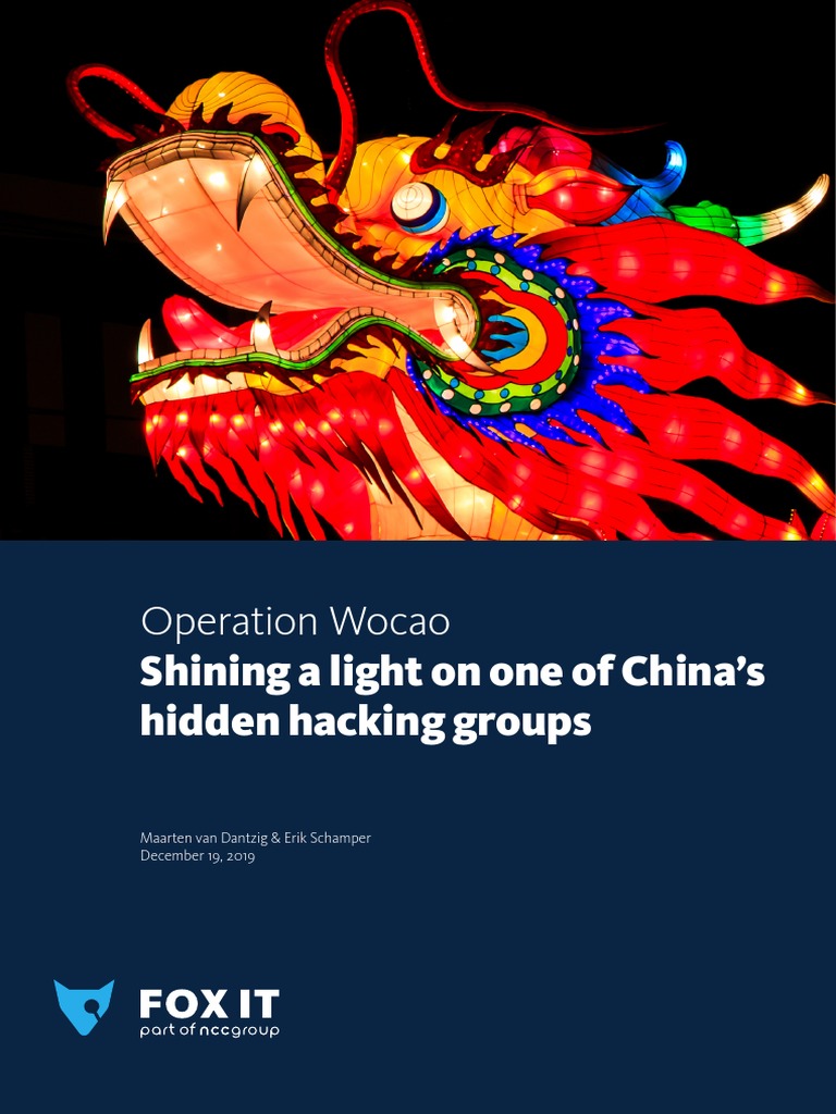Operation Wocao: Shining A Light On One of China's Hidden Hacking ...