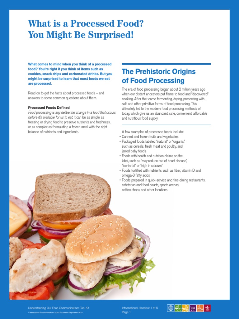 What Is A Processed Food? You Might Be Surprised!: The Prehistoric ...
