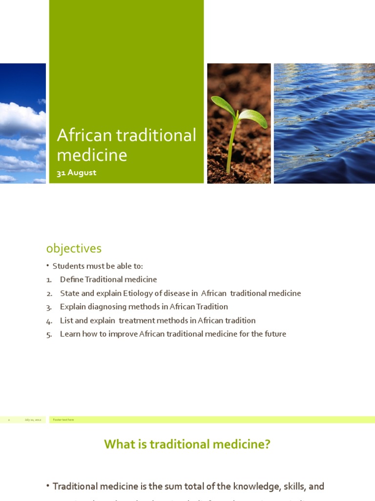 African Traditional Medicine | PDF | Traditional Medicine | Medicine