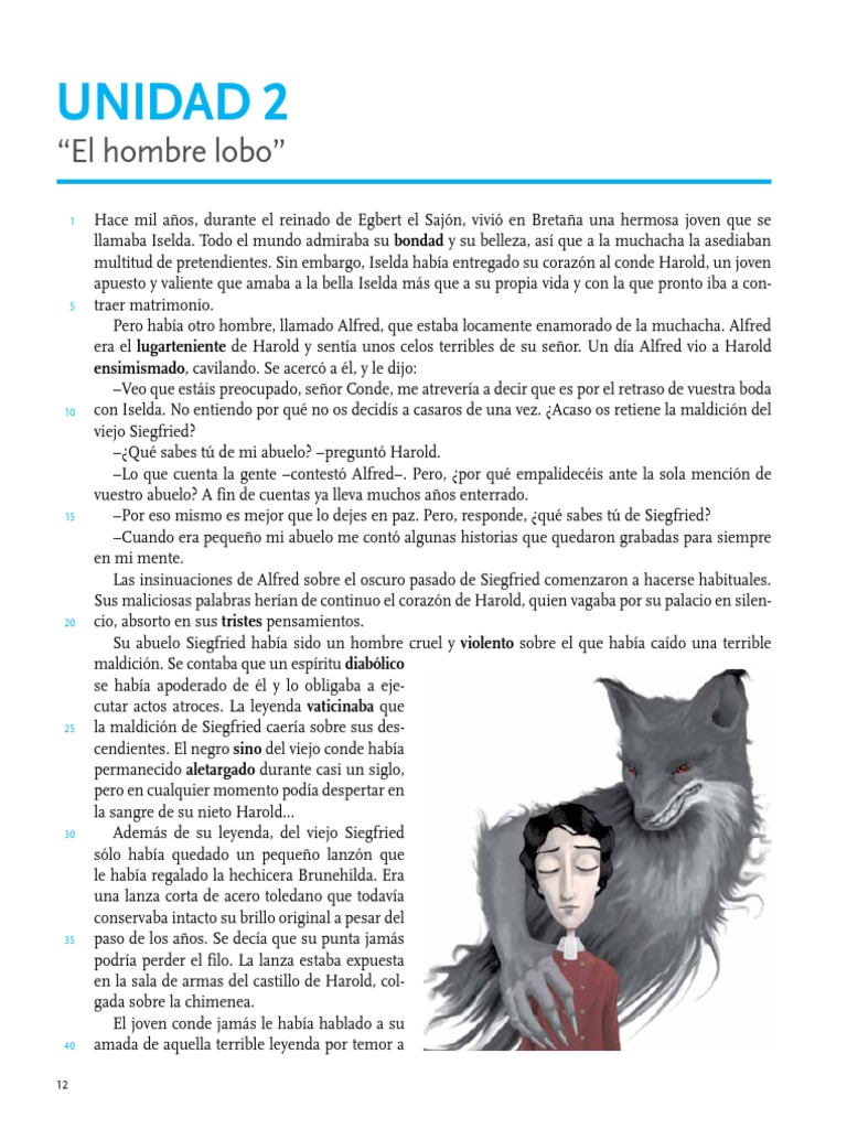 Actividades de Repaso 2 | PDF | Hombres lobo | Adjetivo