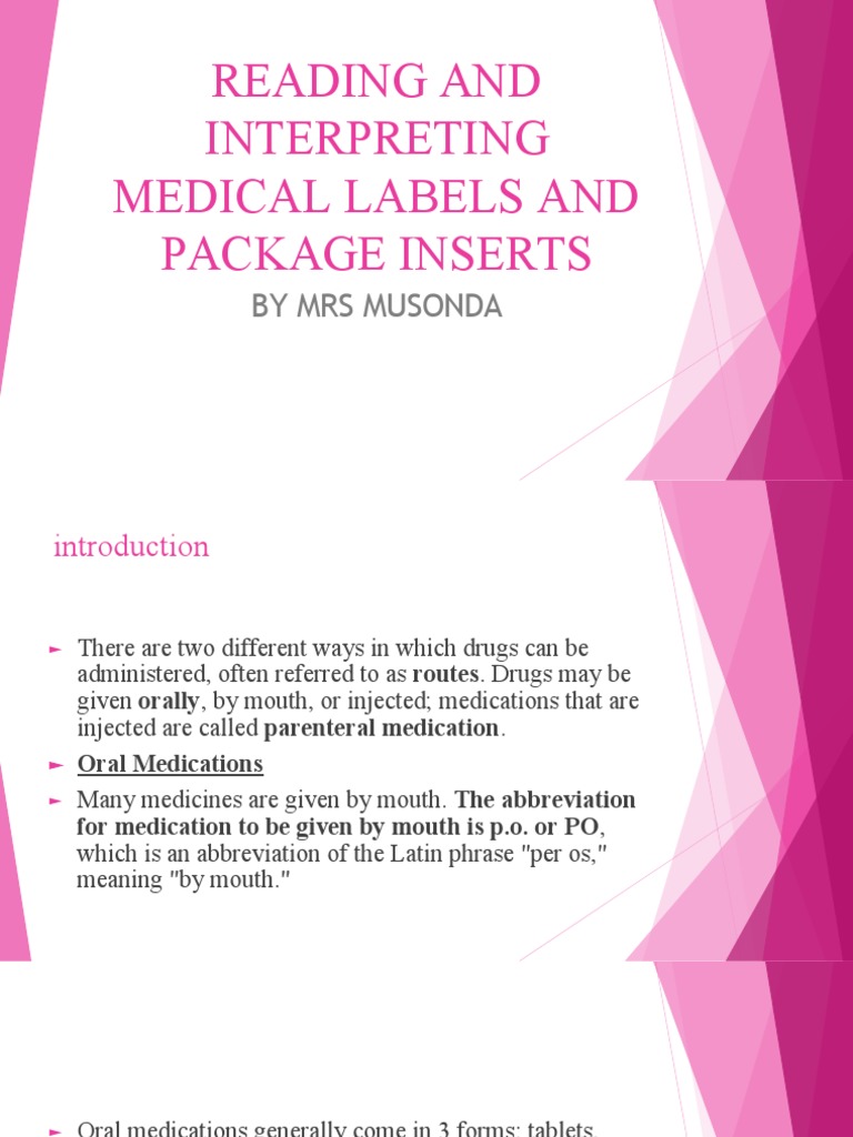Package Labels and Indications | PDF | Adverse Effect | Injection ...