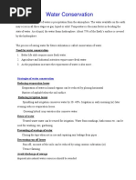 Introduction to Water Conservation Techniques | PDF | Water ...