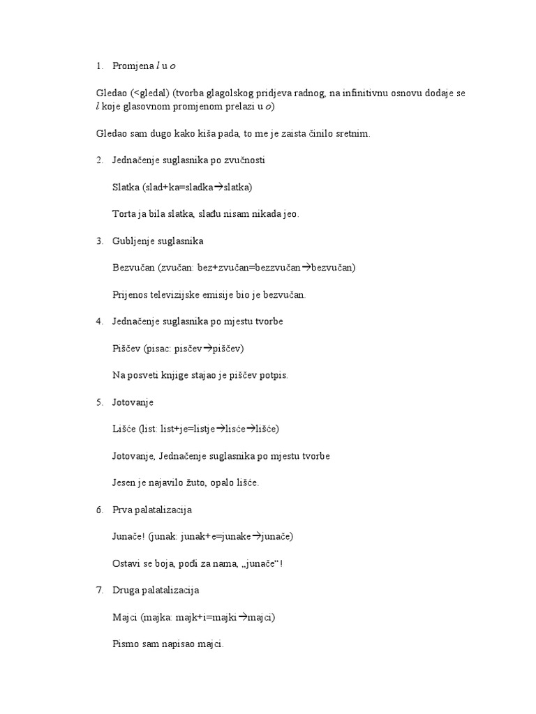 Glas. Promjene | PDF