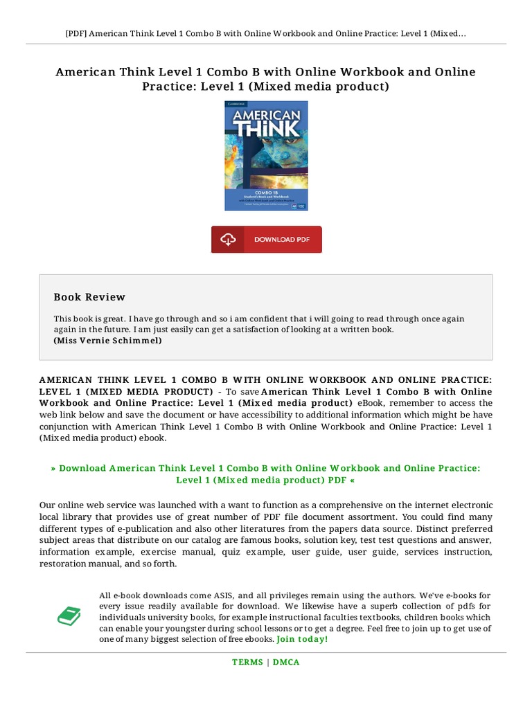 American Think Level 1 Combo B Guide | PDF | E Books | Books