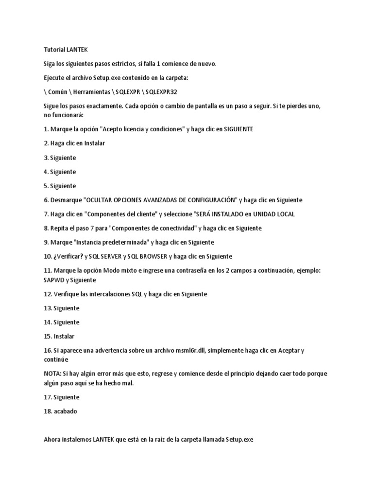Tutorial LANTEK - ESPAÑOL PDF | PDF | Archivo de computadora | Software ...