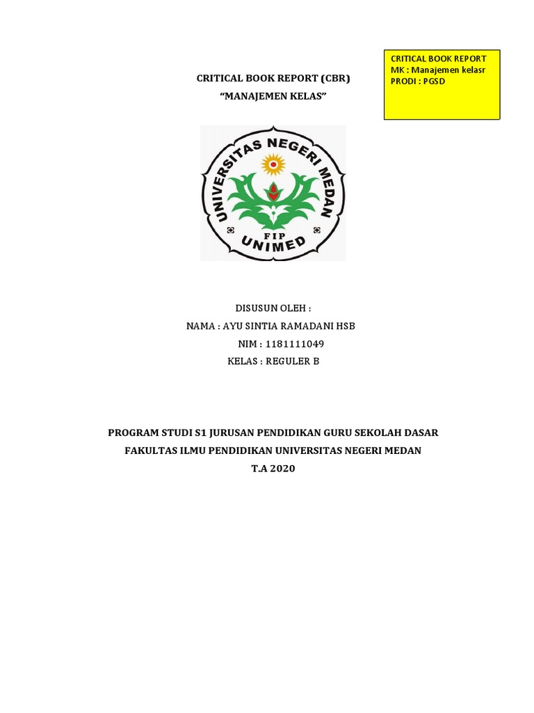 Laporan Buku Manajemen Kelas PGSD | PDF