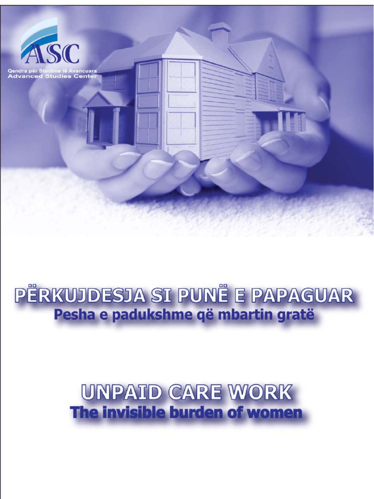 Unpaid Care Work | PDF