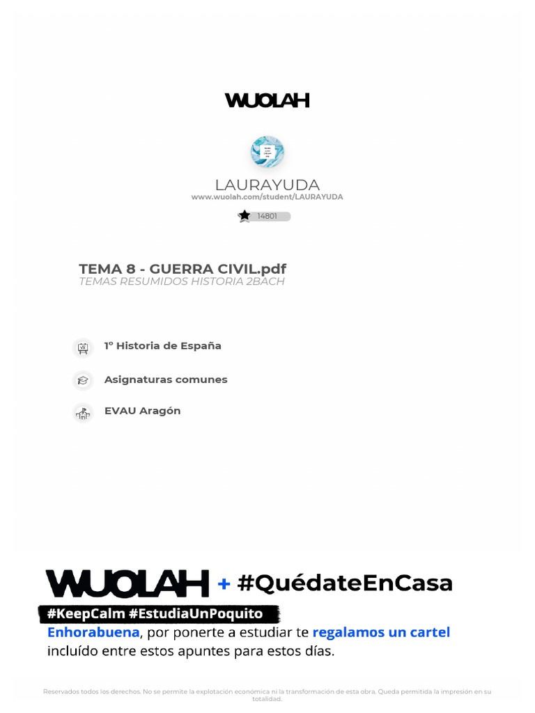 Resumen de la Guerra Civil Española | PDF | guerra civil Española ...