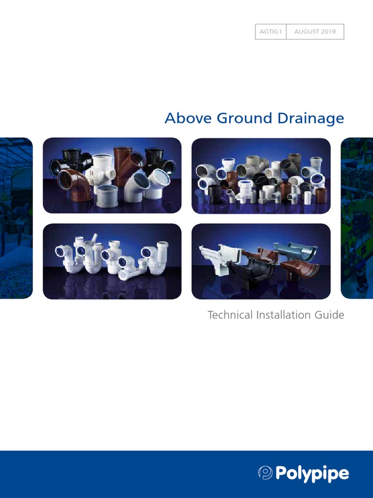 Above Ground Drainage: Technical Installation Guide | PDF | Pipe (Fluid ...