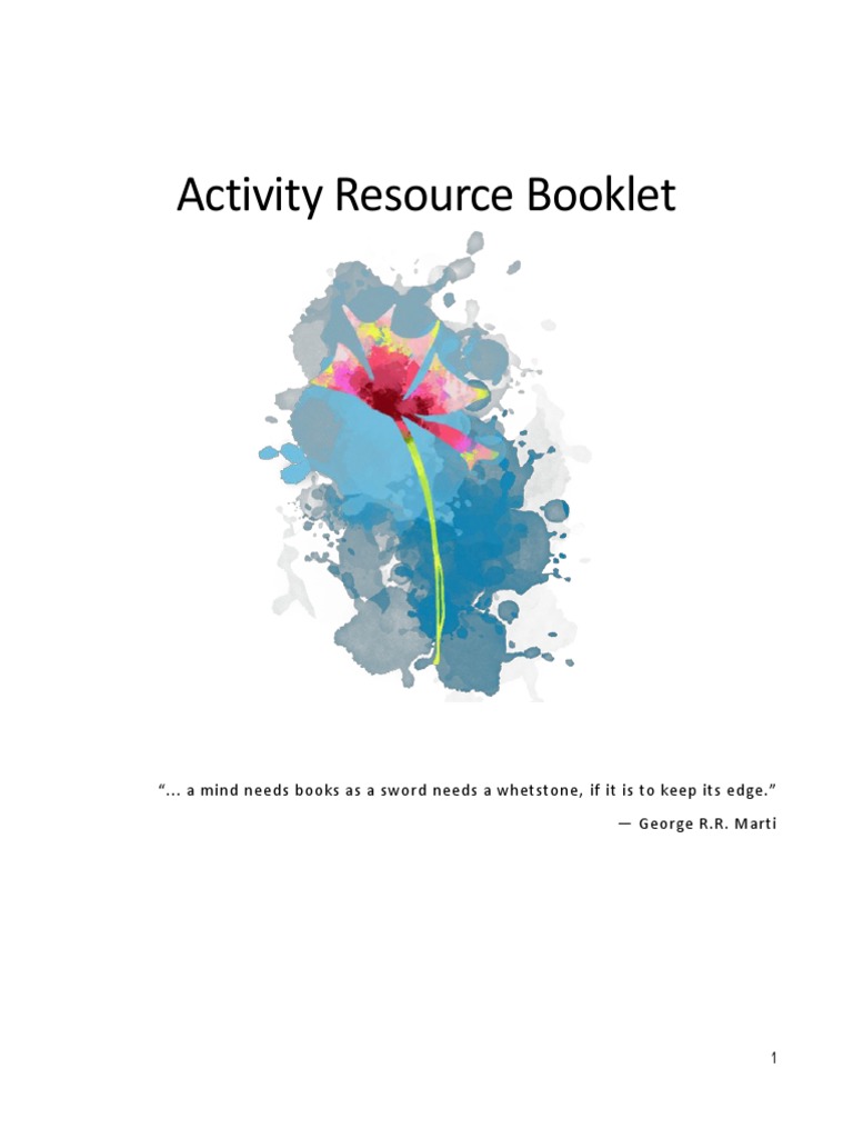 Activity Booklet | PDF | Museum | Crochet