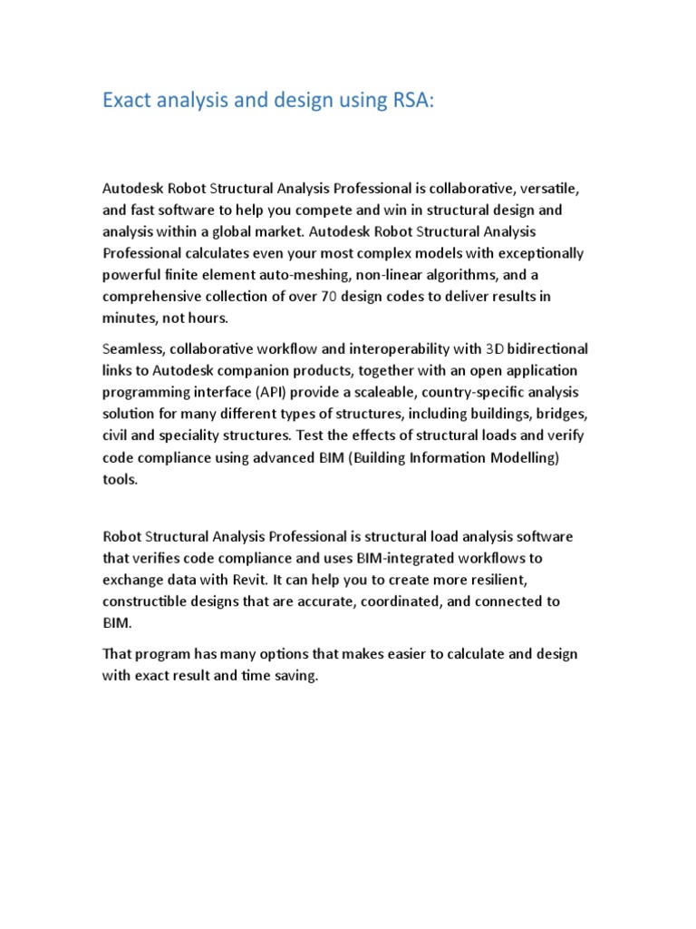Exact Analysis and Design Usisng Robot | PDF