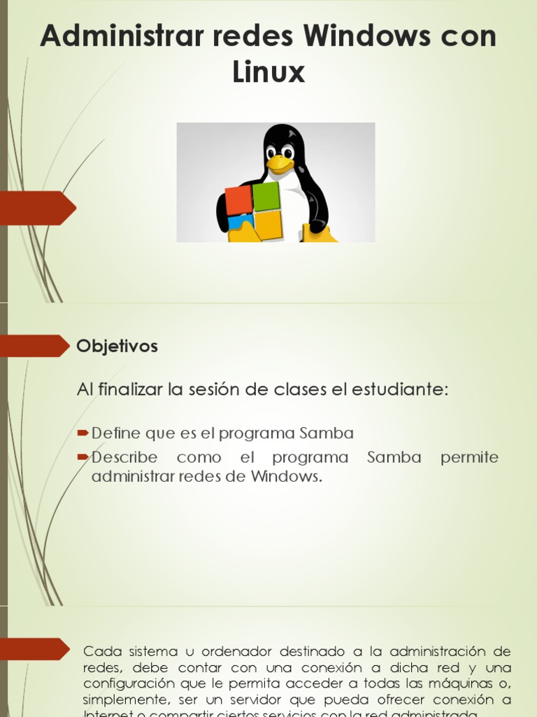 Semana 03 - Clase 02 PDF | PDF | Distribución de Linux | Servidor (Computación)