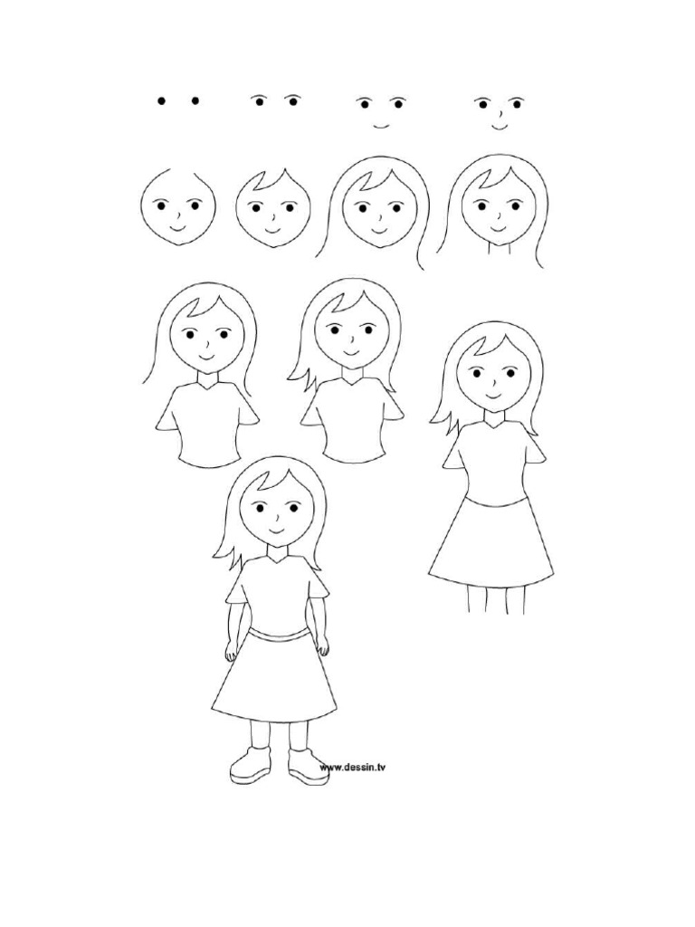 Kako Nacrtati Devojcicu | PDF