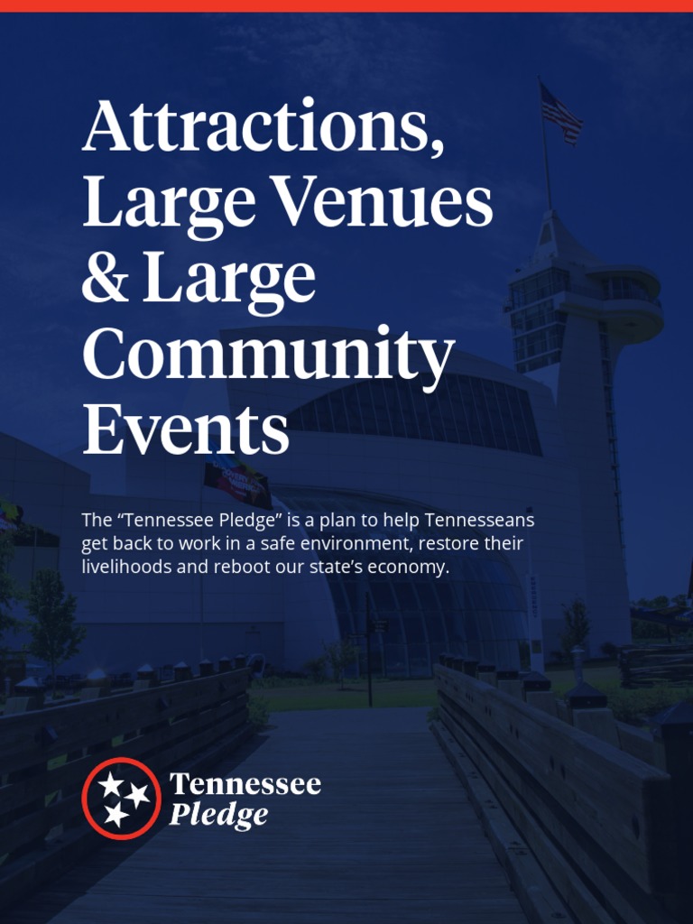 Tennessee Guidelines for Large Venues | PDF | Personal Protective ...