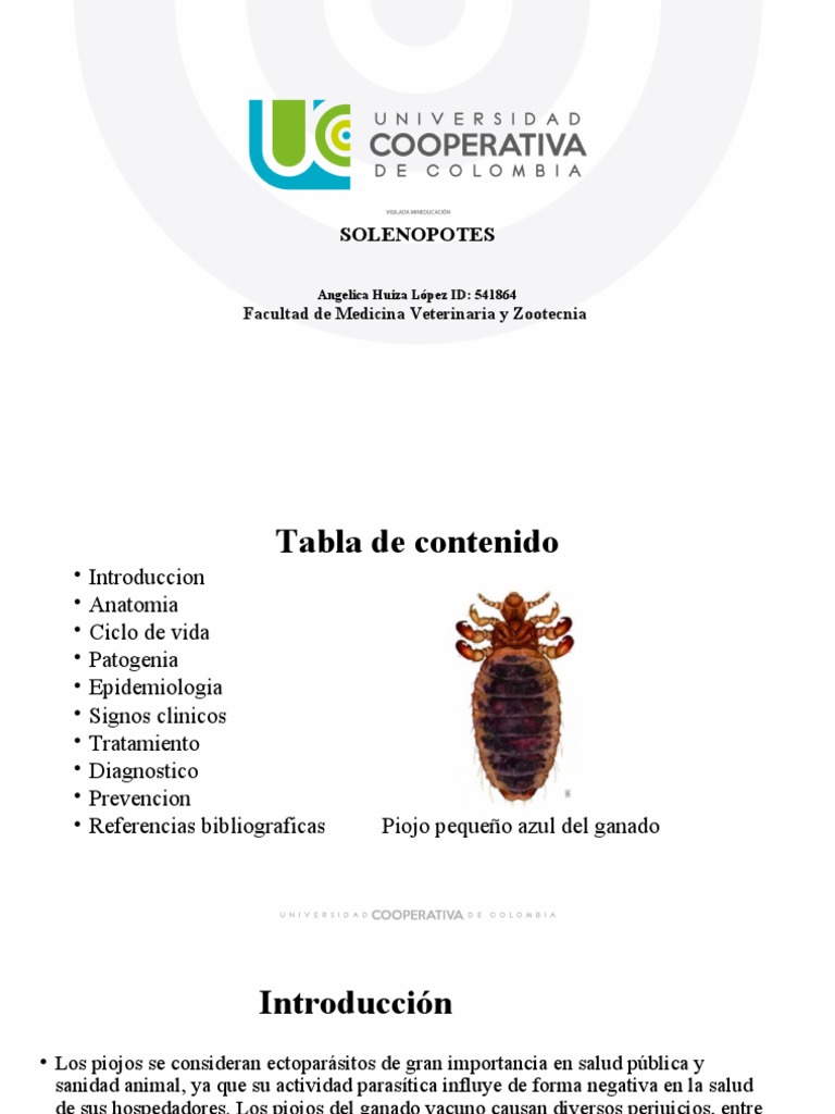 Solenopotes | PDF | Vacas | Salud y bienestar