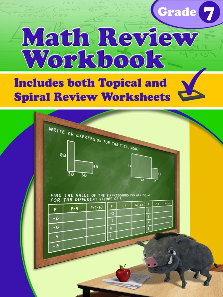 MathReviewWorkbookGrade7 PDF | PDF | Fraction (Mathematics) | Kilowatt Hour