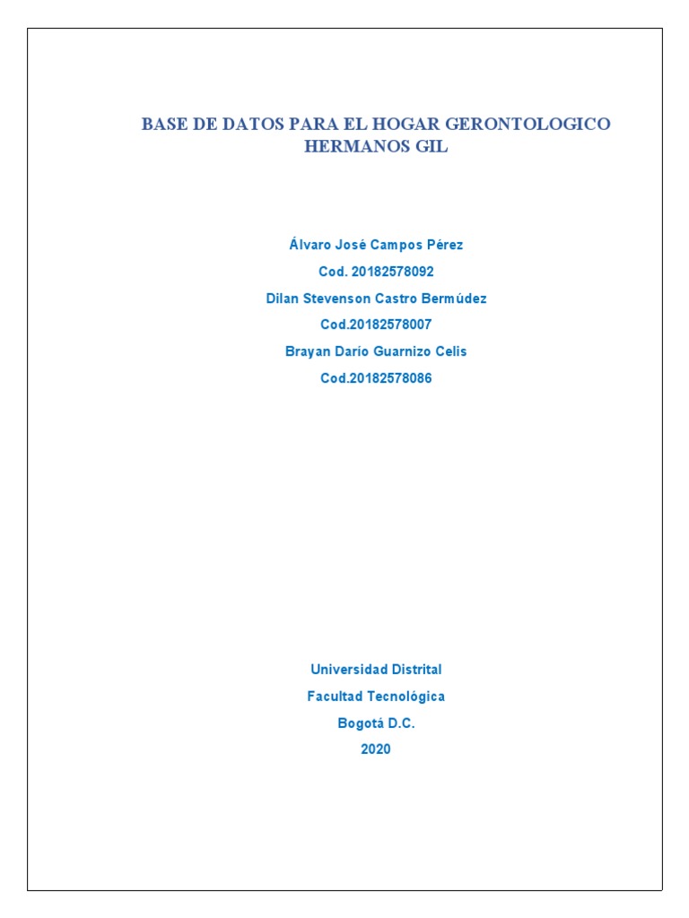 Proyecto Final Base de Datos | PDF | SQL | Bases de datos