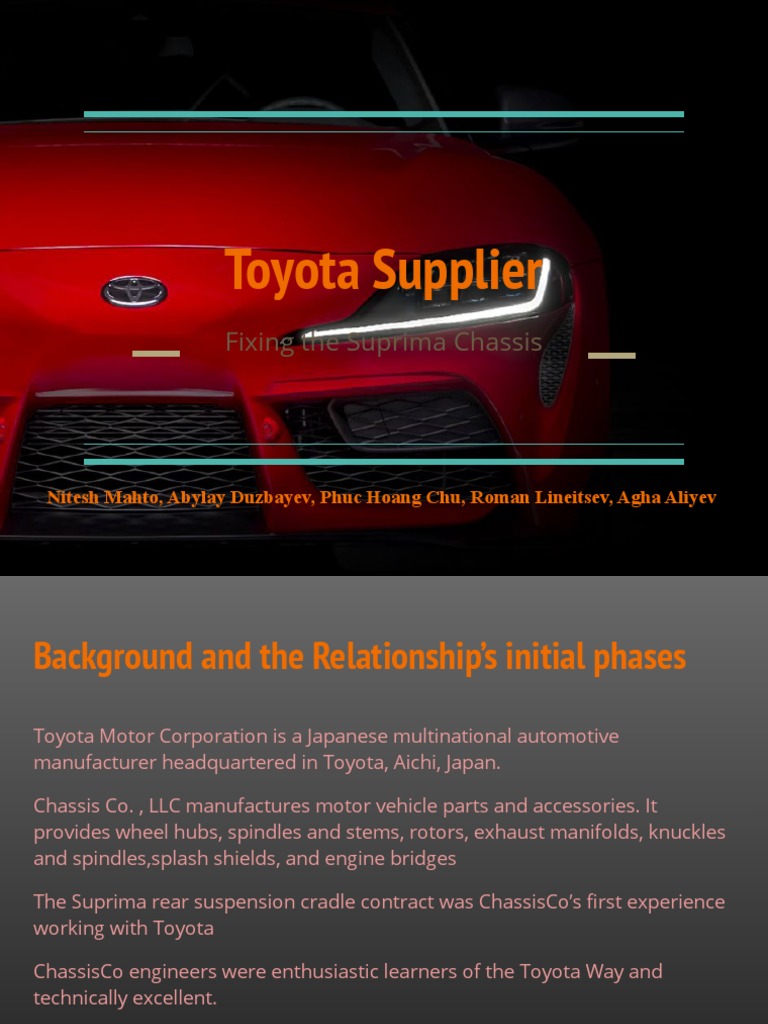 Toyota Supplier PDF | PDF | Toyota | Vehicles
