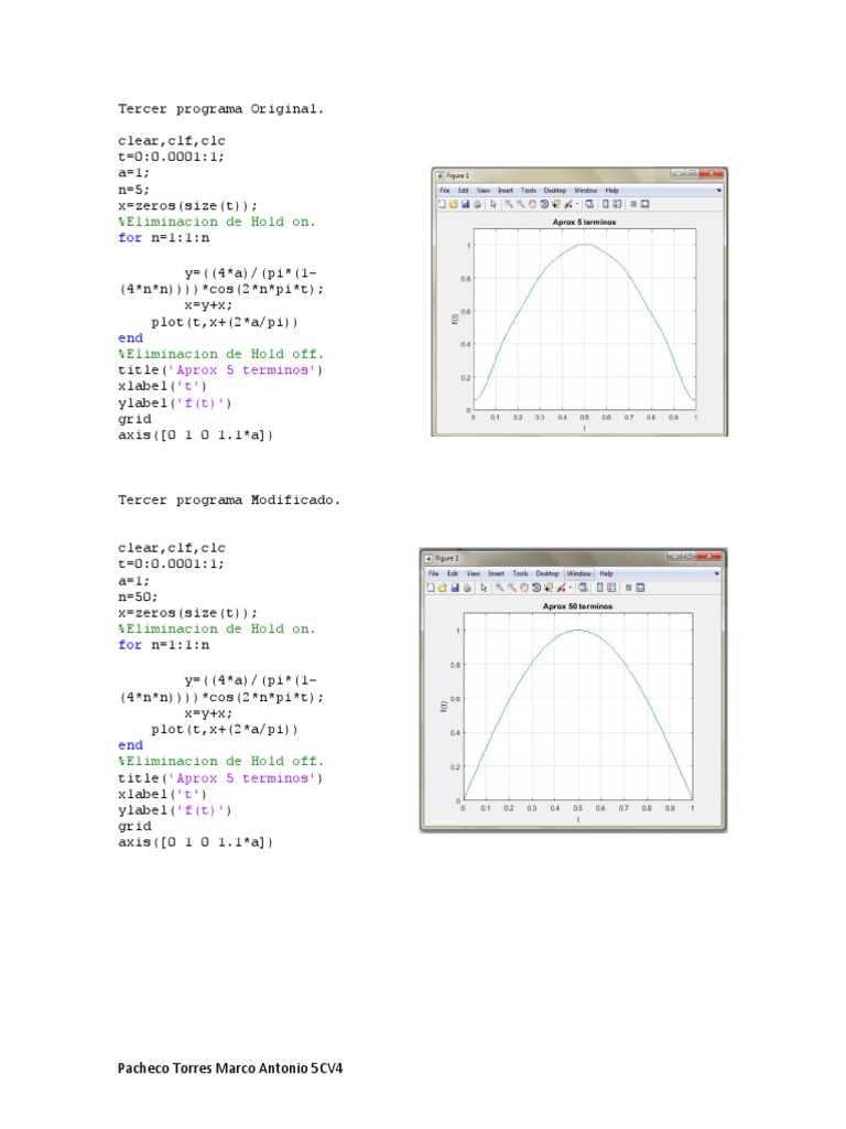 Ultima Practica Matlab | PDF