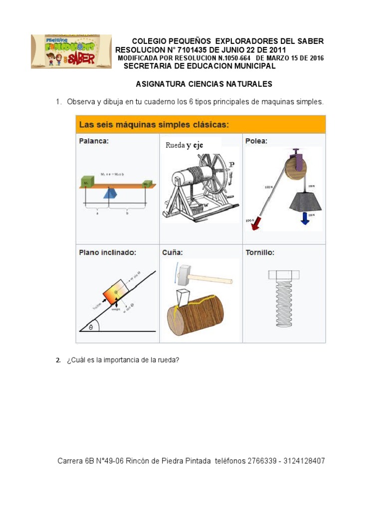 Maquinas Simples | PDF