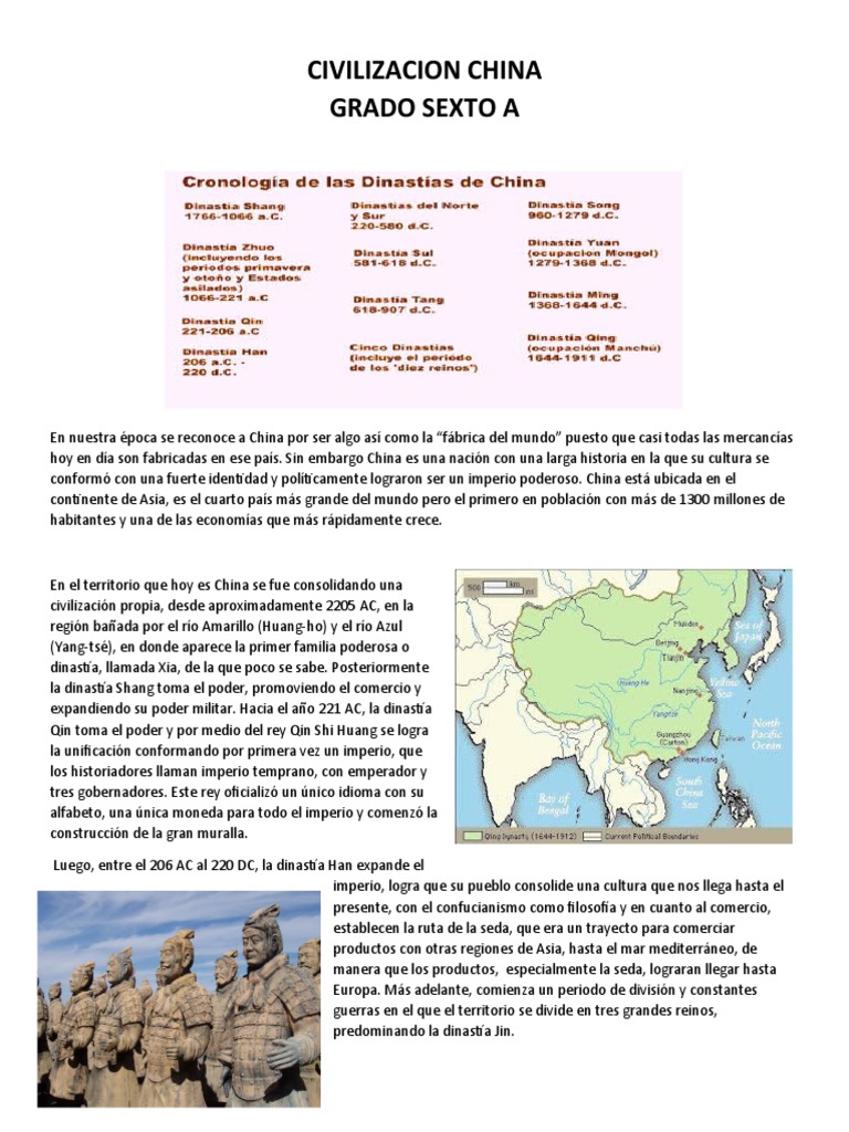 Historia de la Civilización China | PDF | Historia de china | China