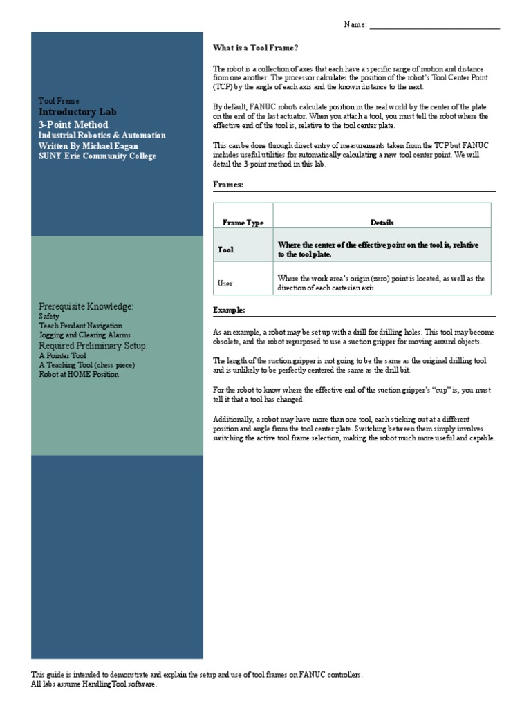 Introductory Lab: 3-Point Method | PDF | Menu (Computing) | Robot