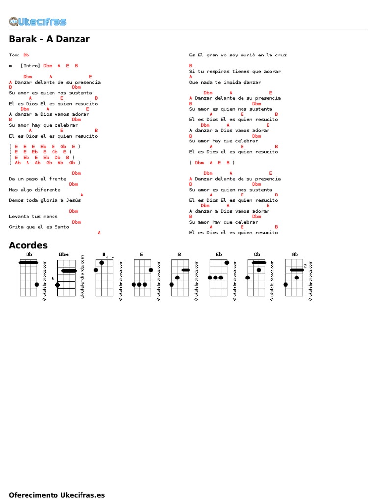 Barak - A Danzar (Uke Cifras) PDF | PDF