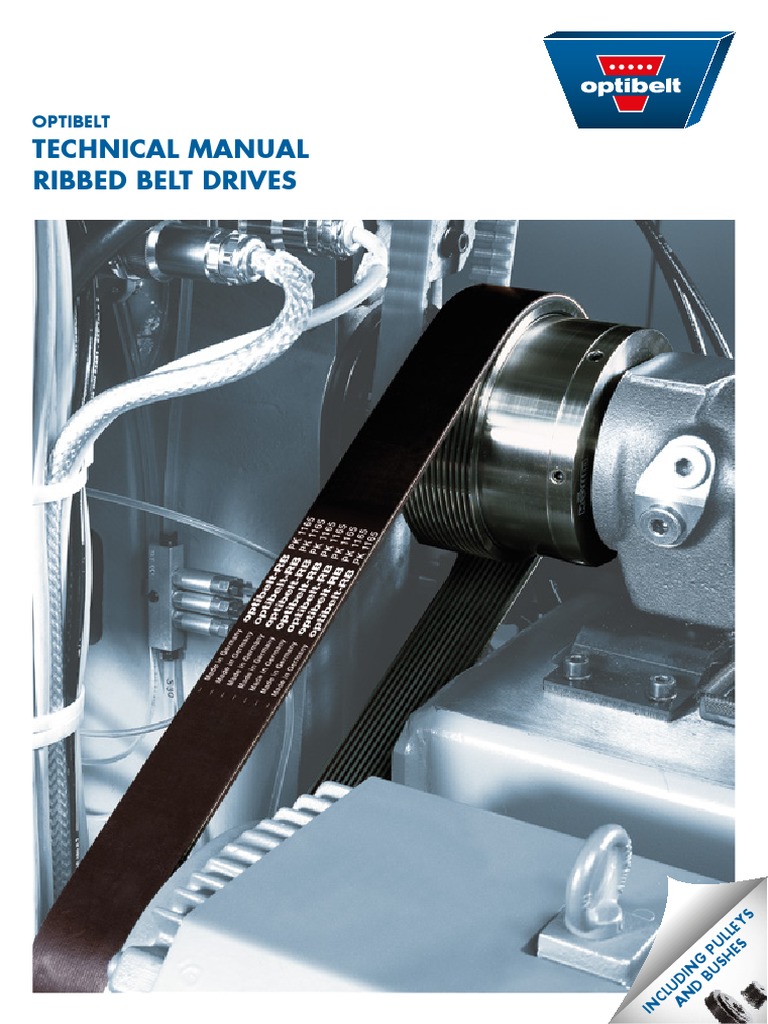 Technical Manual Ribbed Belt Drives: Optibelt | PDF | Belt (Mechanical ...