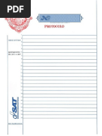 Significado de Las Hoja de Protocolo | PDF